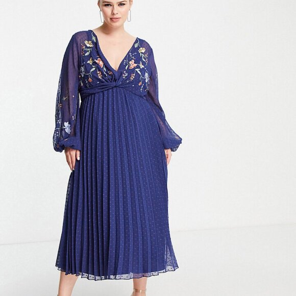 ASOS Curve | Dresses | Asos Curve Asos Design Curve Dobby Twist Front ...